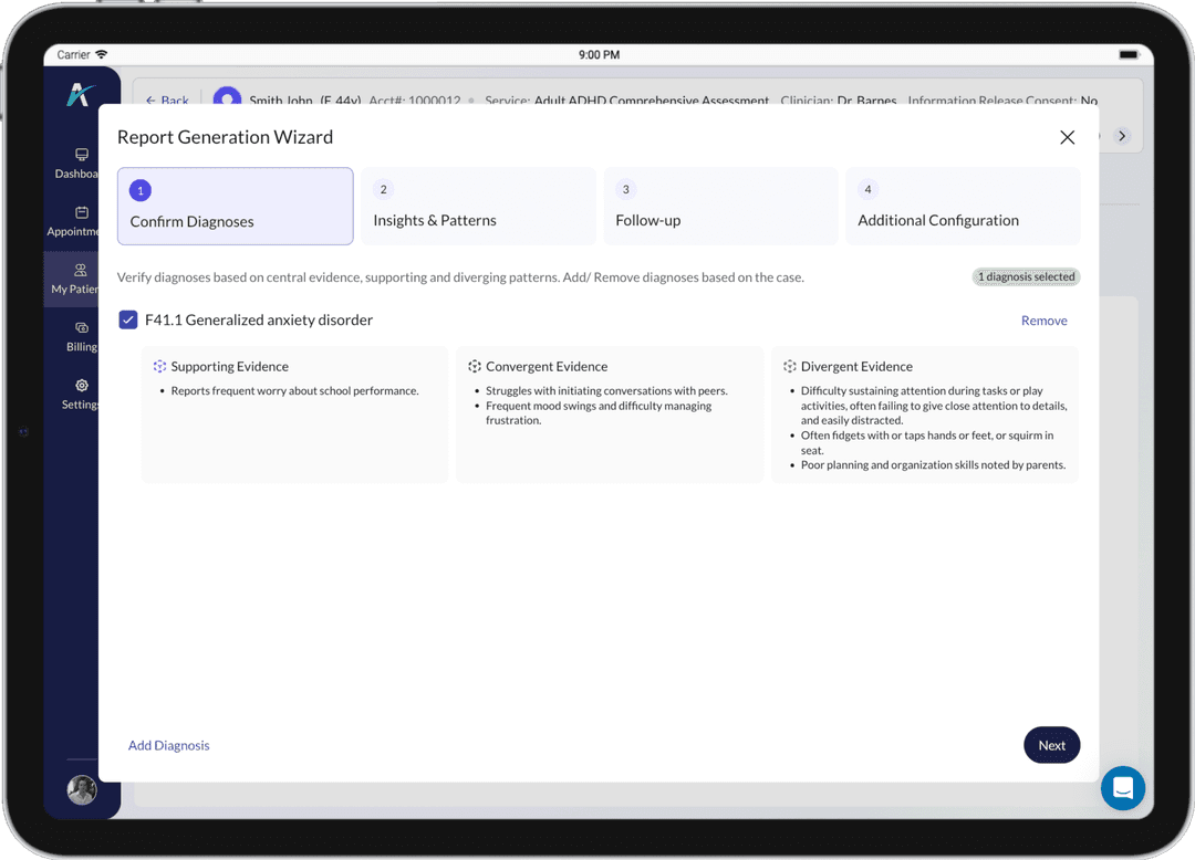 AI Psychology Report Writer Software for Assessment Psychologists