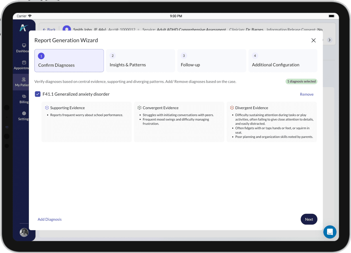 AI Psychology Report Writer Software for Assessment Psychologists